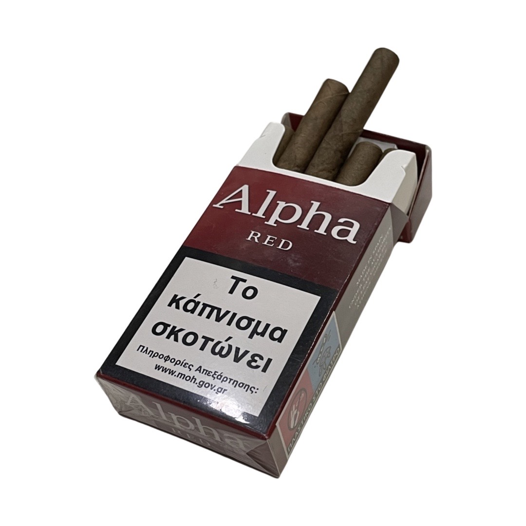 ALPHA CIGARILLOS: Alpha Red Cigarillos 10's